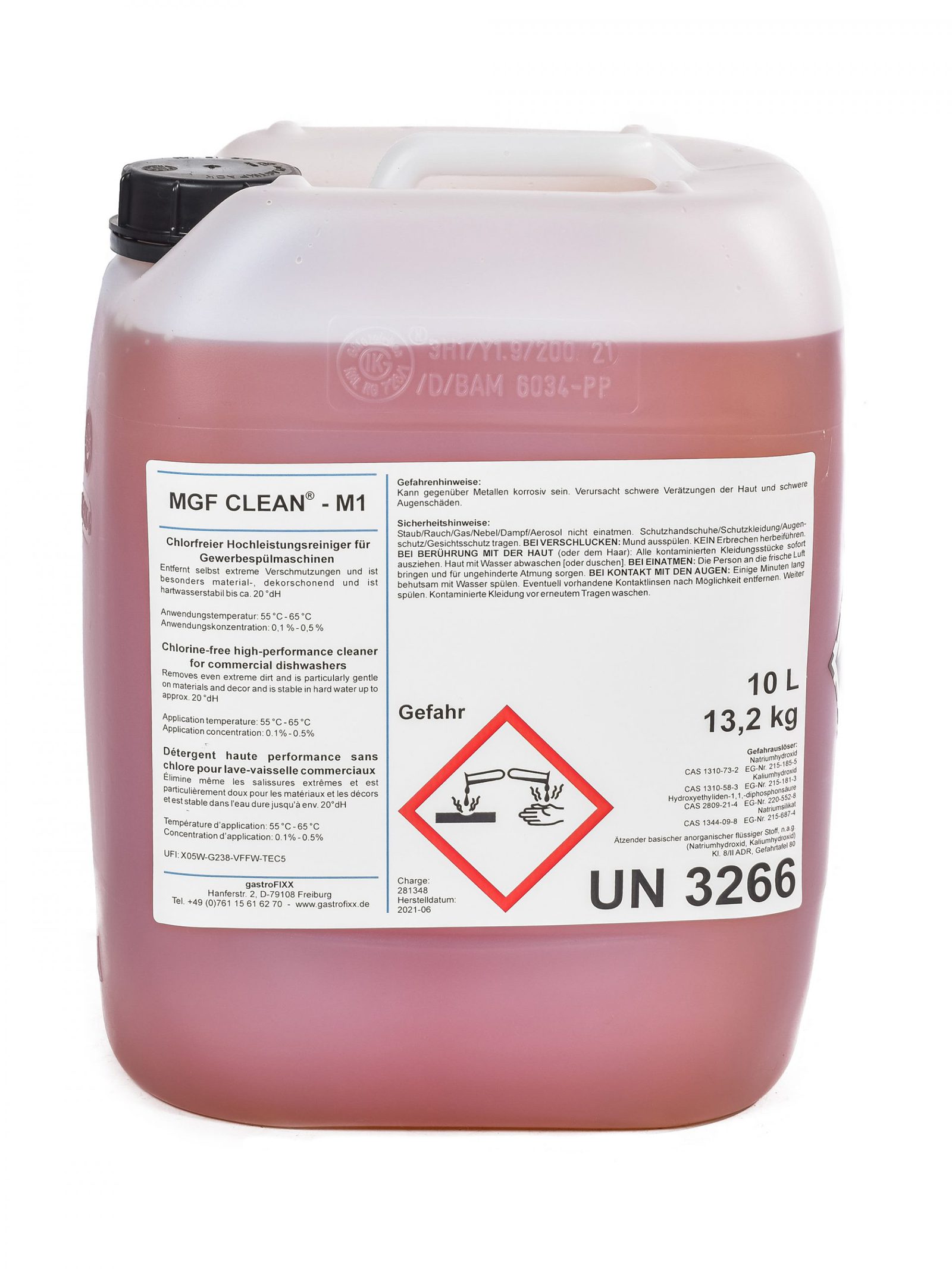 MGF CLEAN® M1 – Reiniger ohne Chlor - gastroFIXX - MGF CLEAN®